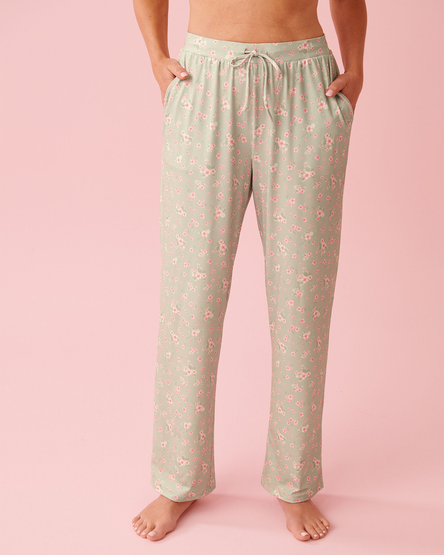 Cherry Blossom Print Super Soft Pajama Pants | La Vie en Rose KSA – La ...